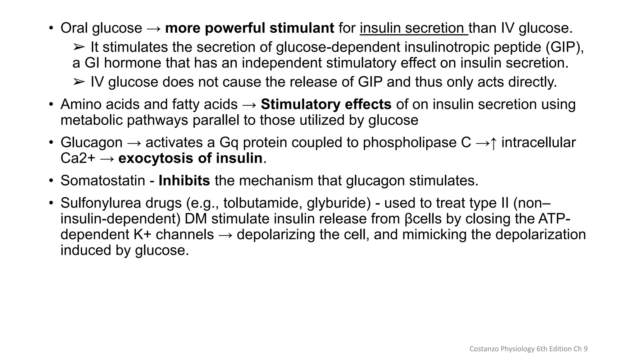 Normal physiology of insulin, Glucagon and Somatostatin | PPTX ...
