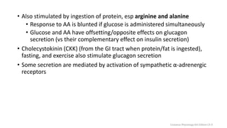 Normal physiology of insulin, Glucagon and Somatostatin | PPTX ...