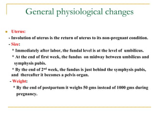 Normal postpartum | PPTX