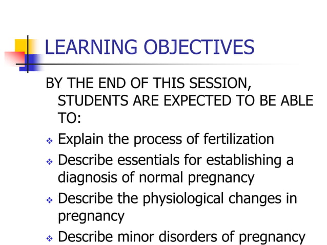normal pregnancy .ppt | Infertility | Reproductive Health