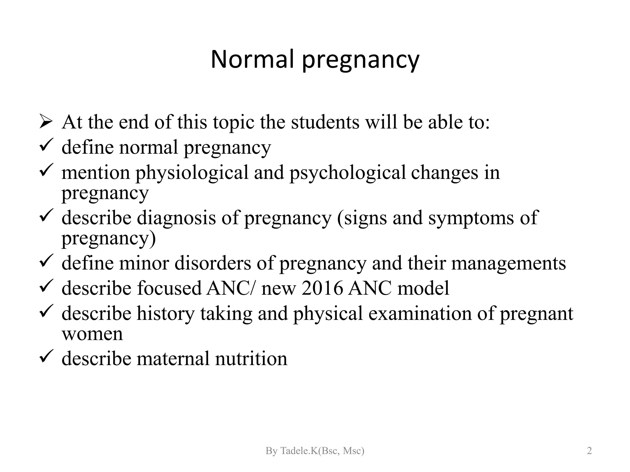 normal pregnancy for bsc nurse060948.ppt