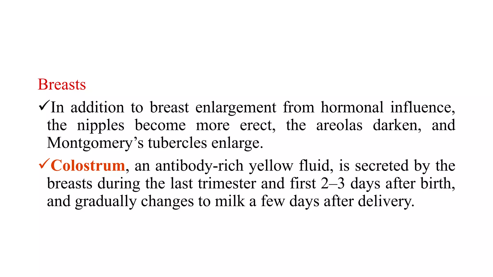 Normal pregnancy notes | PPTX