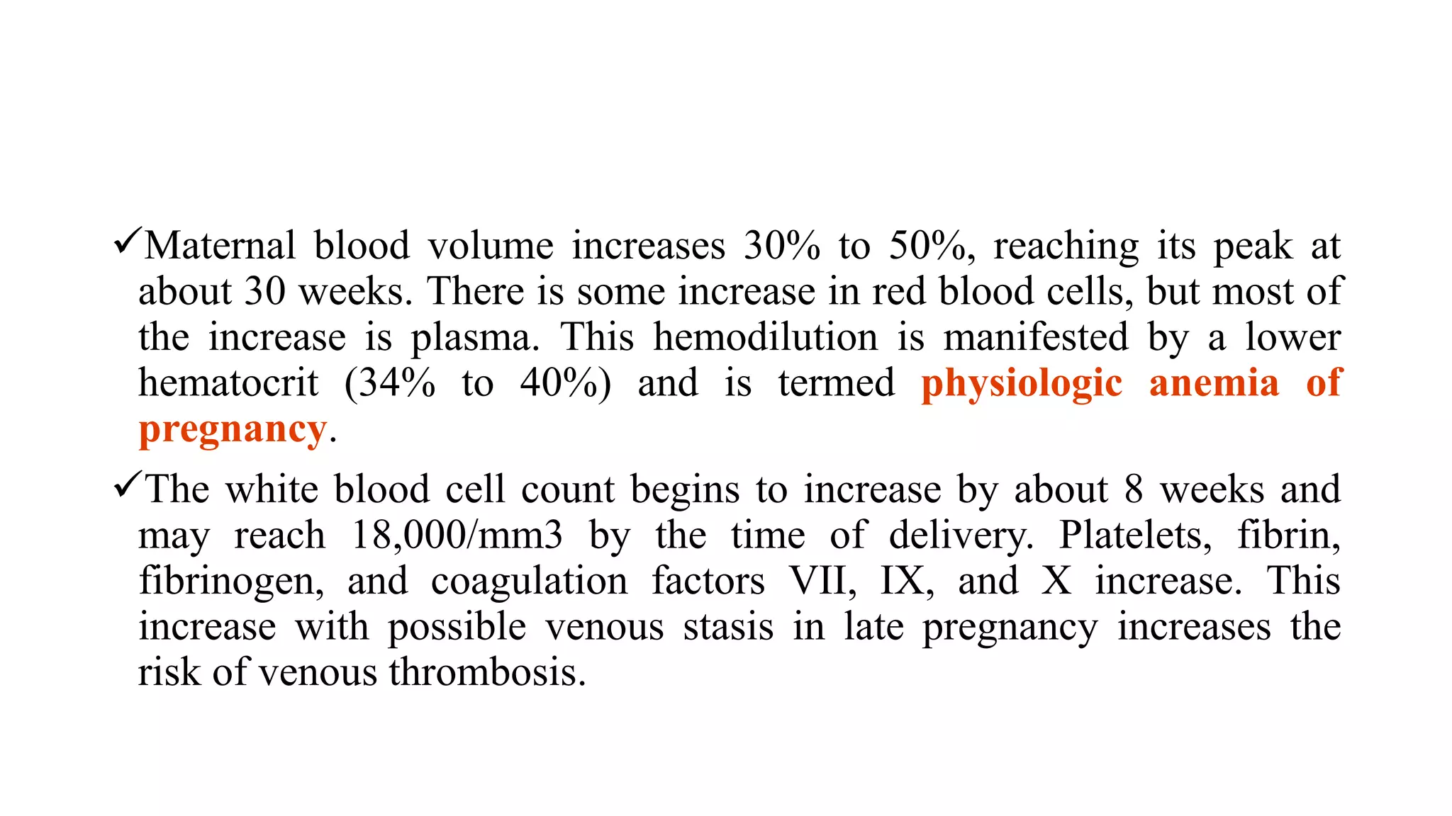 Normal pregnancy notes | PPTX