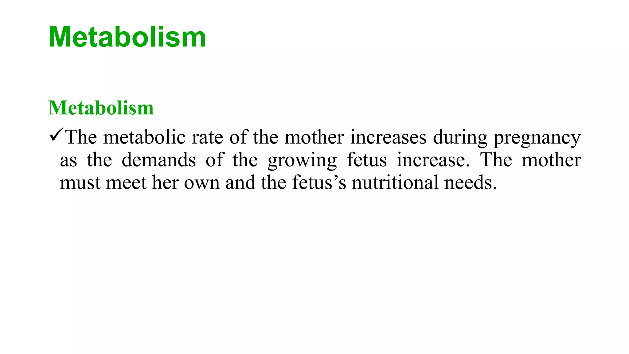 Normal pregnancy notes | PPTX