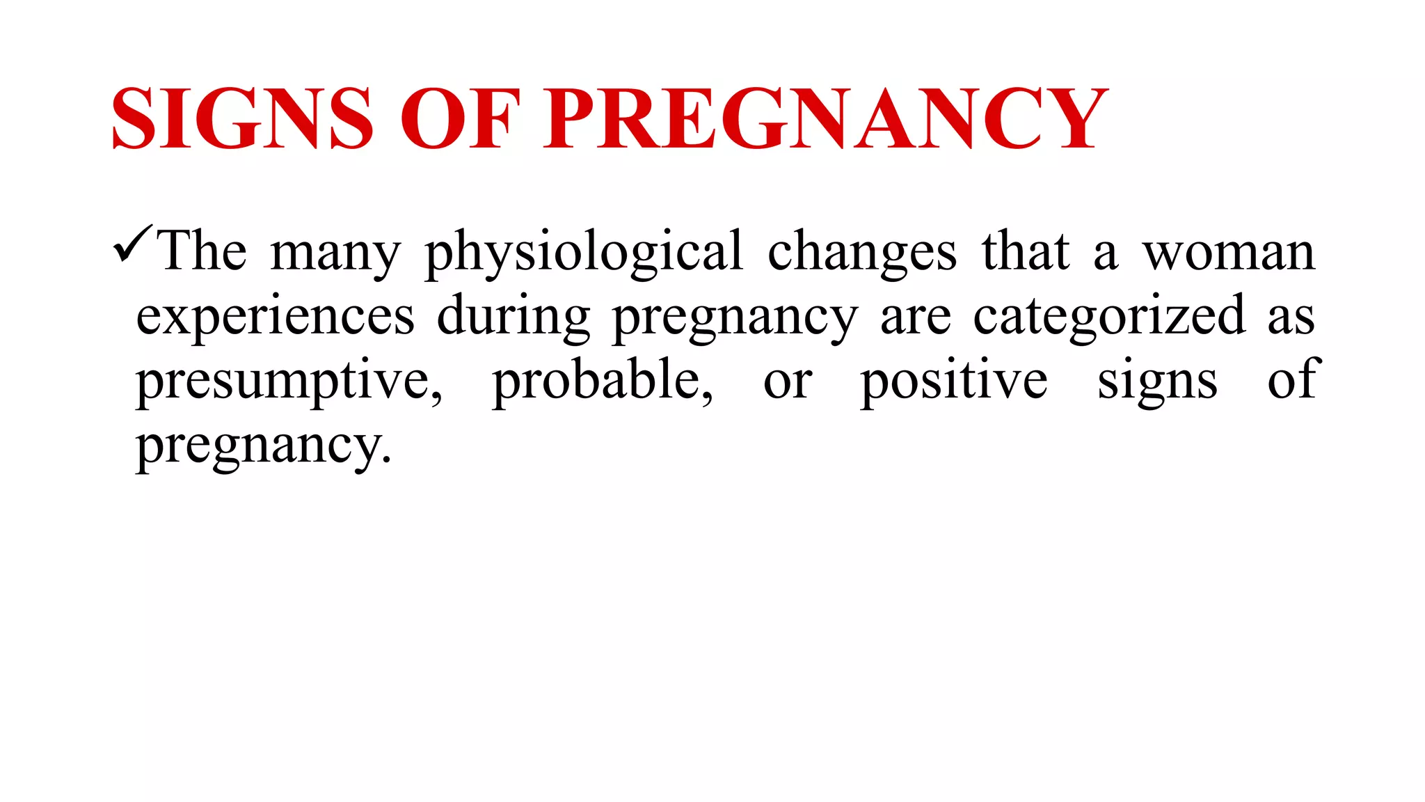 Normal pregnancy notes | PPTX