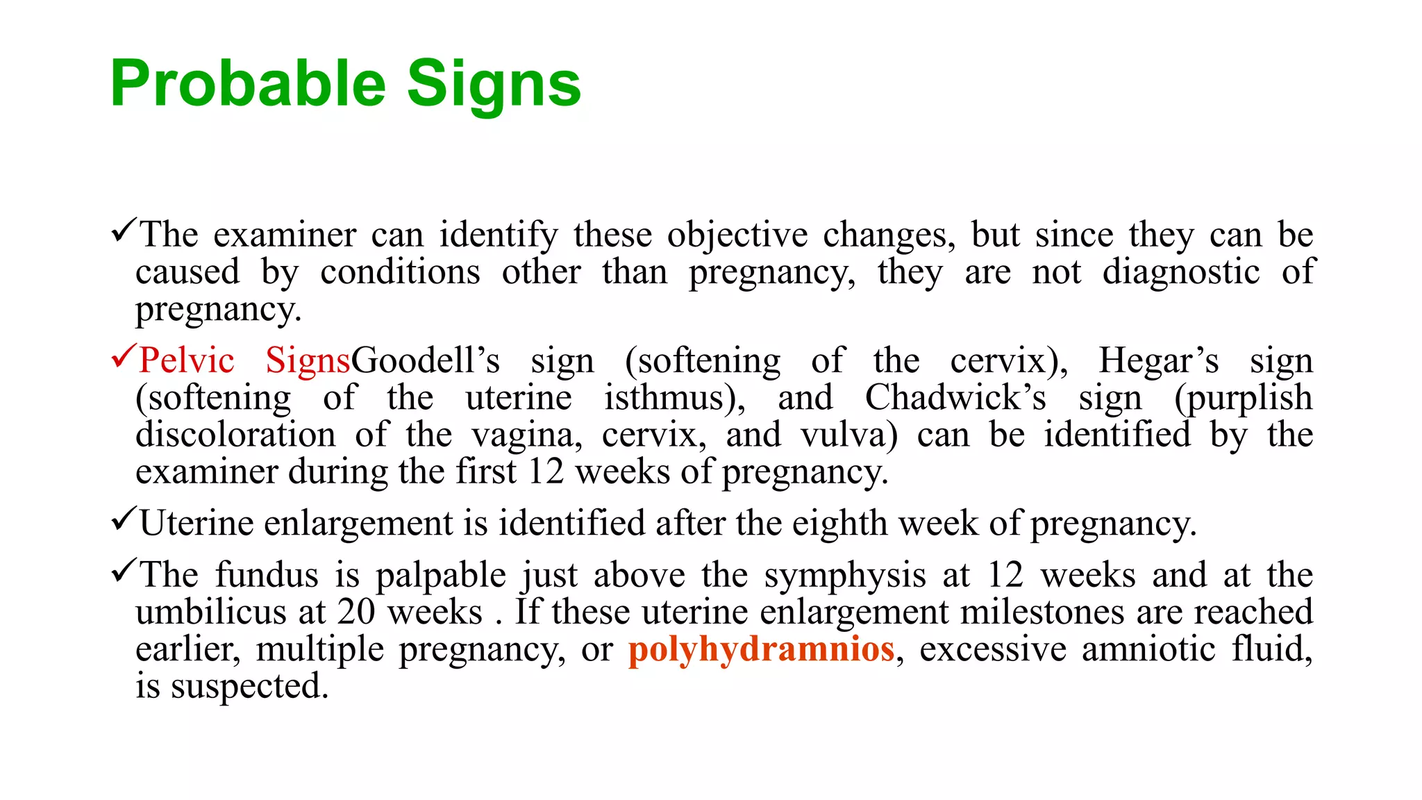 Normal pregnancy notes | PPTX