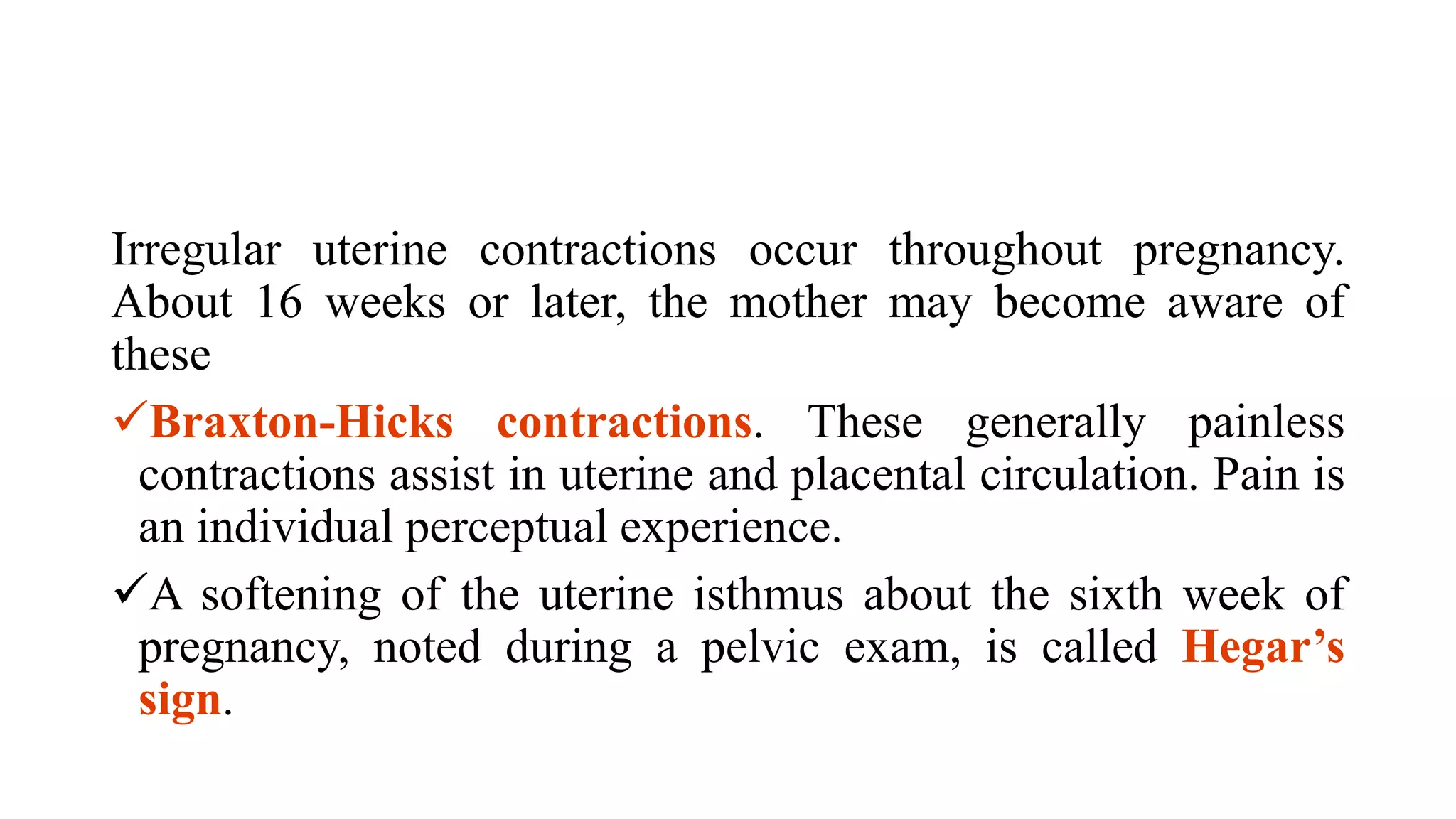 Normal pregnancy notes | PPTX