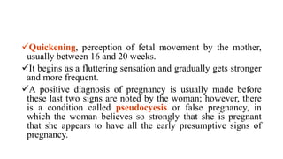Normal pregnancy notes | PPTX
