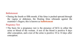Normal pregnancy notes | PPTX