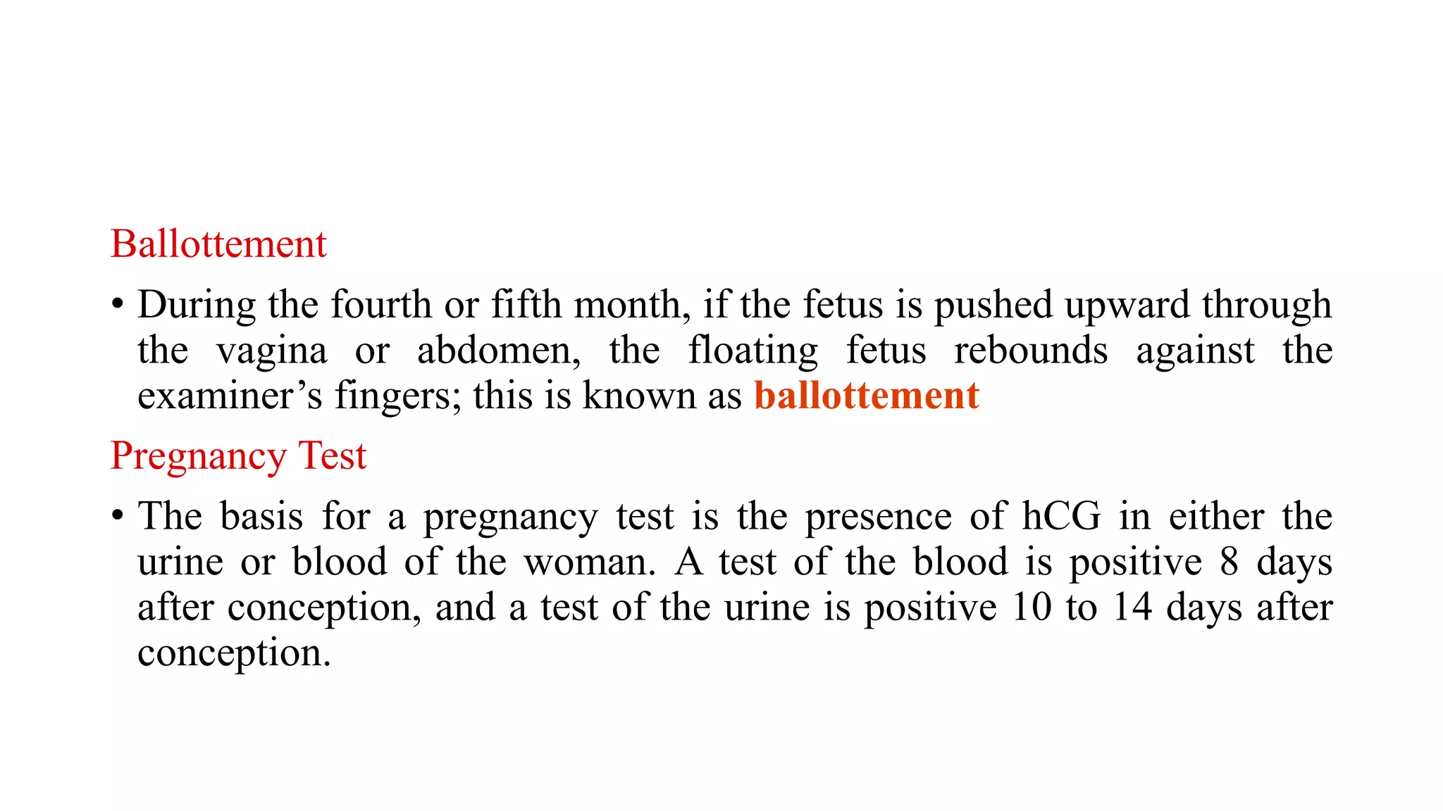 Normal pregnancy notes | PPTX