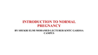 Normal pregnancy notes | PPTX