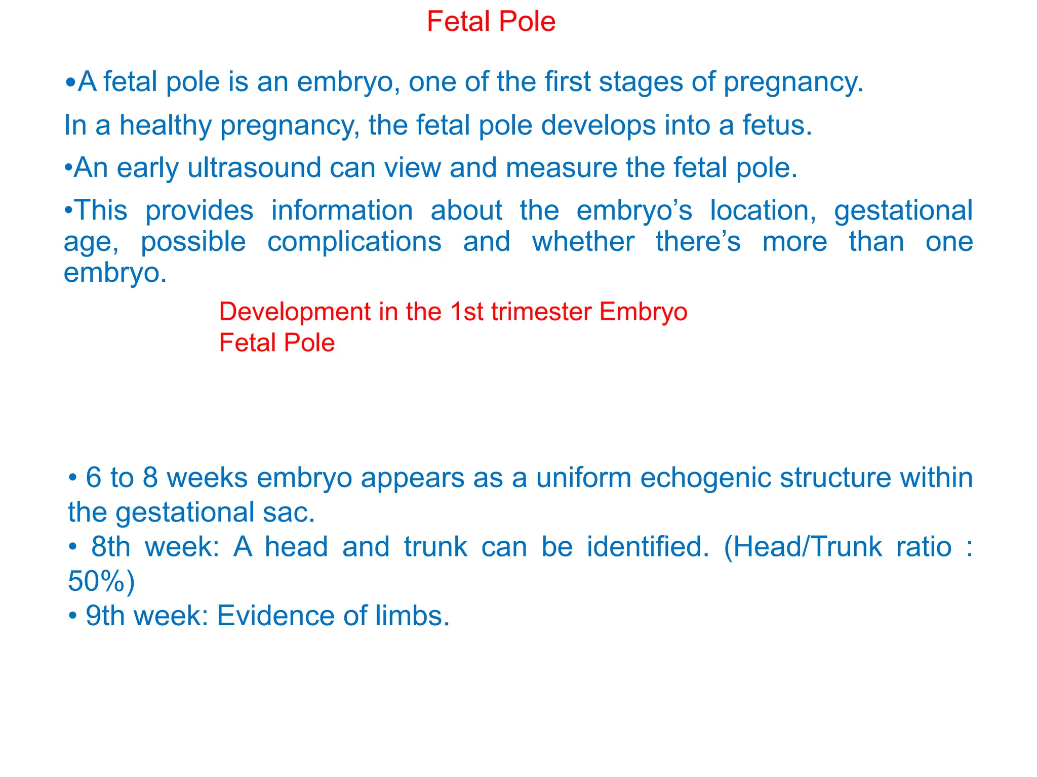 Normal Pregnancy Ultrasound- signs of yearly pregnancy , 2 and 3 ...