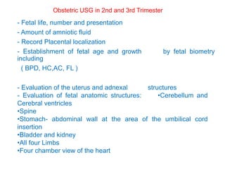 Normal Pregnancy Ultrasound- signs of yearly pregnancy , 2 and 3 ...