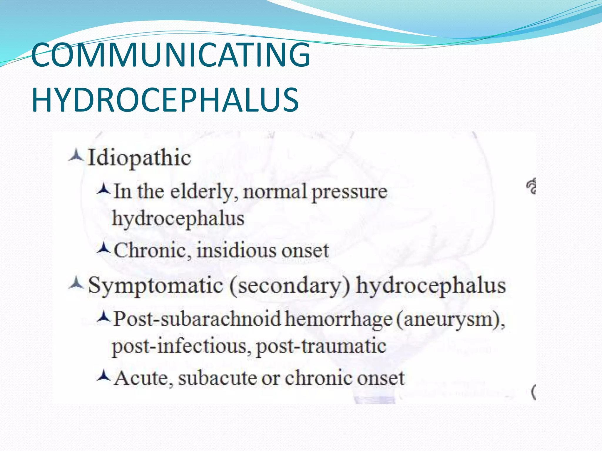 Normal pressure hydrocephalus | PPTX