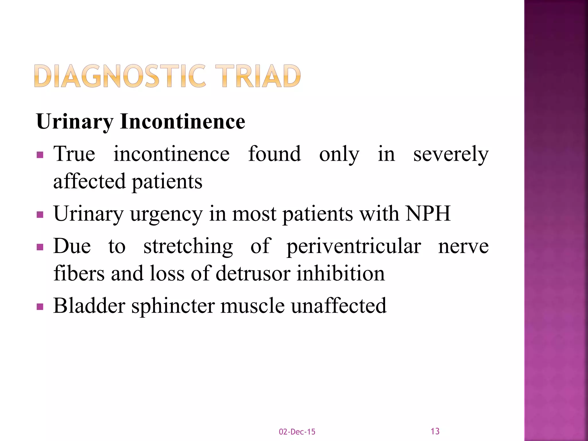 Normal pressure hydrocephalus | PPTX