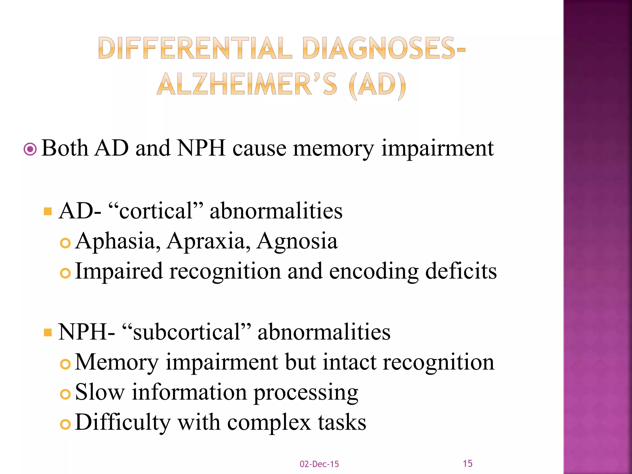 Normal pressure hydrocephalus | PPTX