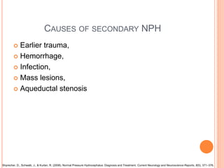 Normal Pressure Hydrocephalus | PPTX