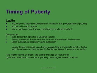 Normal puberty | PPT