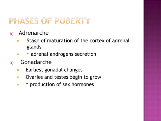 Normal puberty | PPTX | Menopause | Endocrine and Metabolic Diseases
