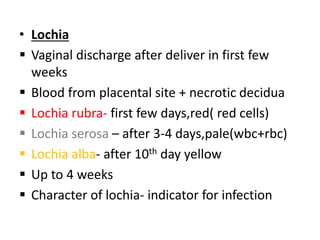Normal puerperium | PPTX