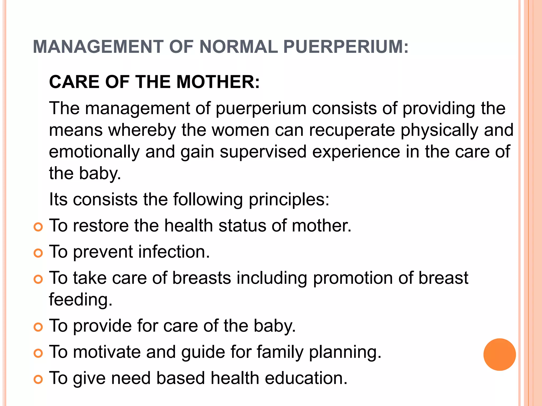 Normal puerperium | PPTX