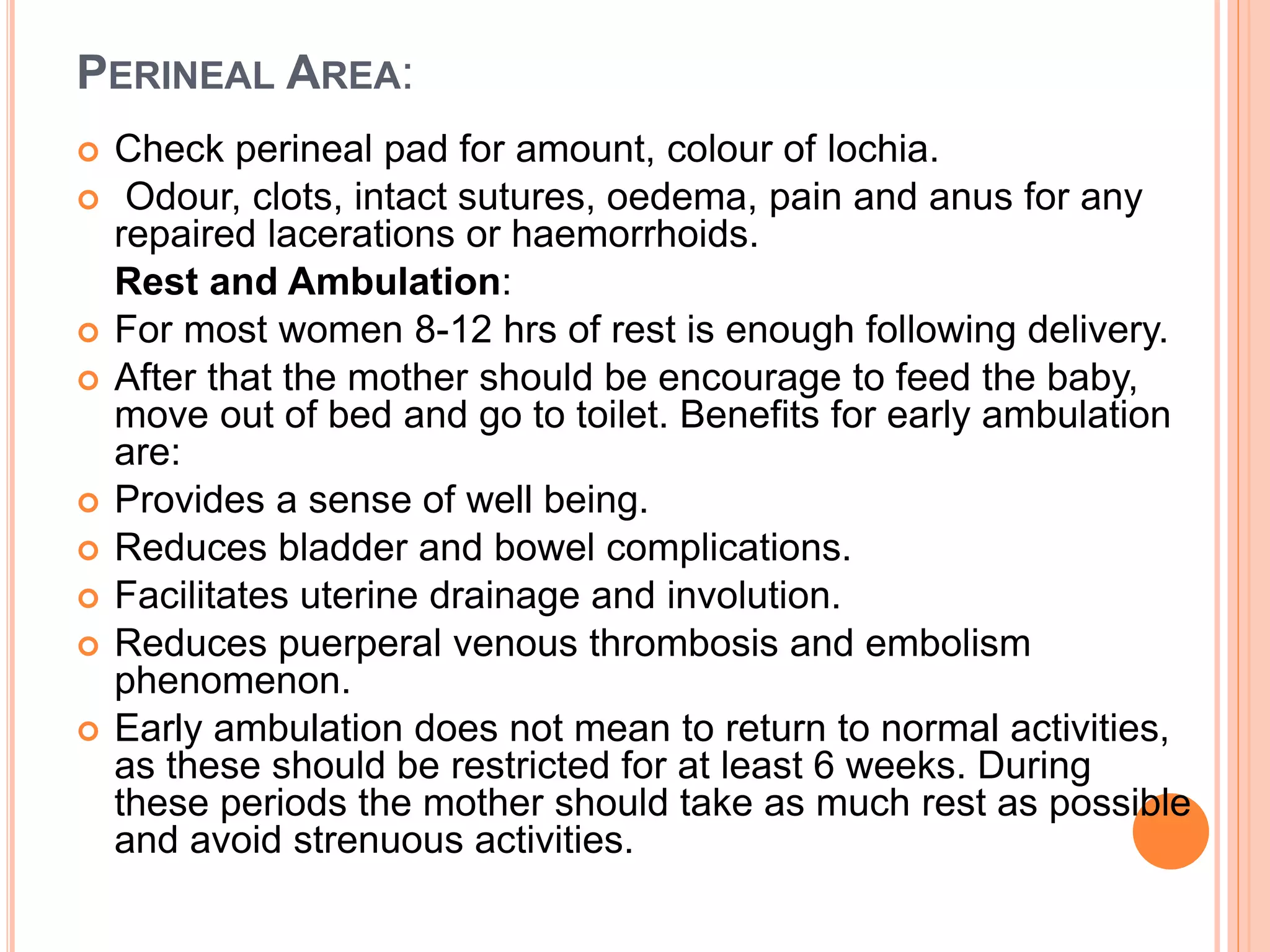 Normal puerperium | PPTX