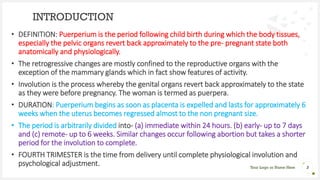 Normal puerperium | PPT