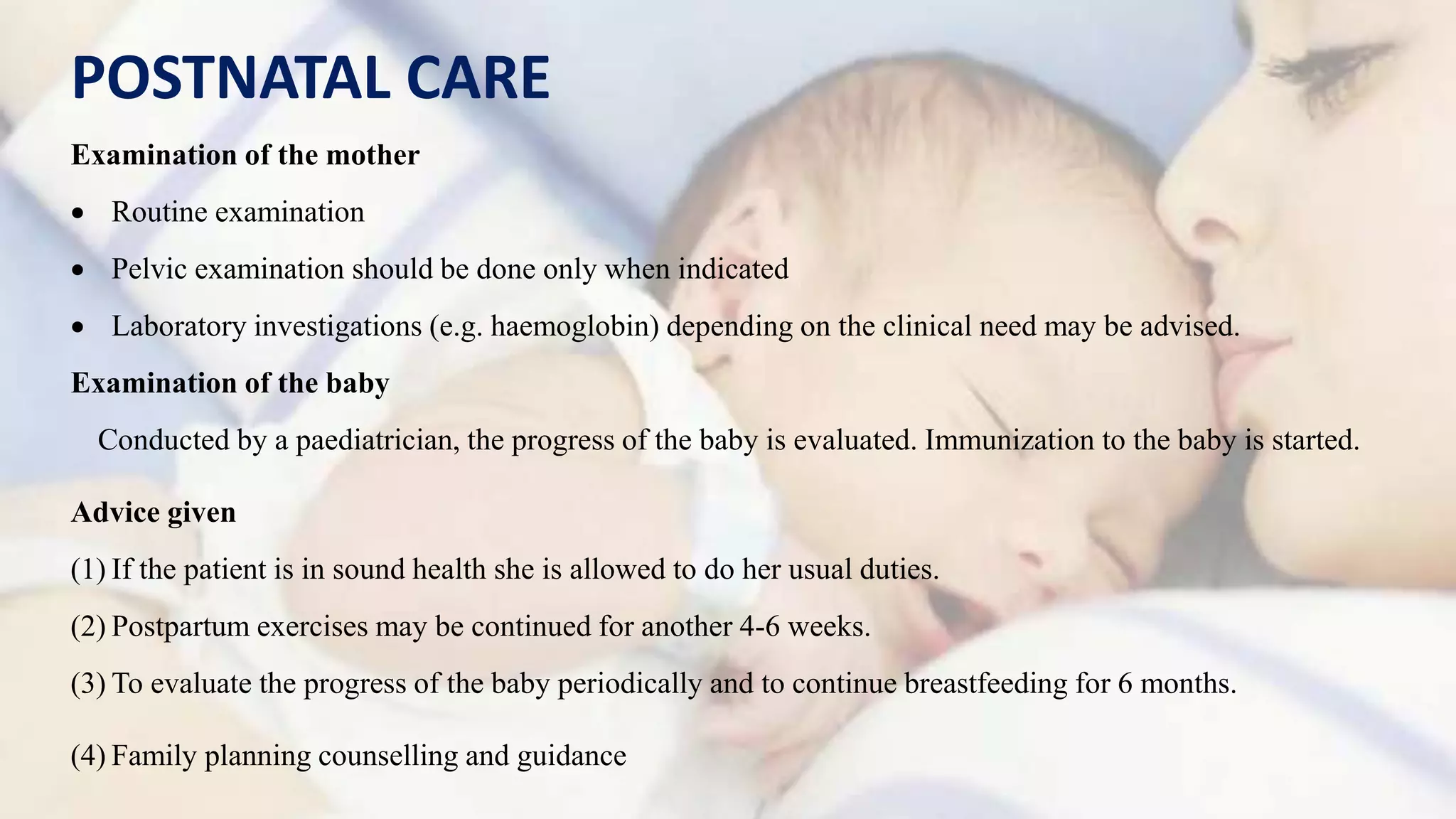 Normal puerperium - Obstetrical and Gynecological Nursing | PPTX