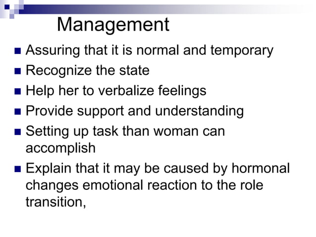 Obg nursing - Puerperium and its management | PPT | Pregnancy ...