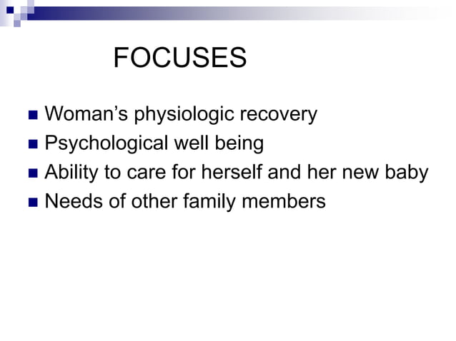 Obg nursing - Puerperium and its management | PPT | Pregnancy ...