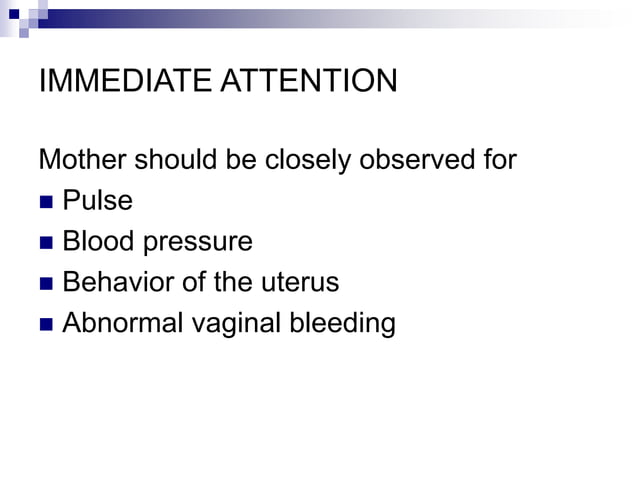 Obg nursing - Puerperium and its management | PPT | Pregnancy ...