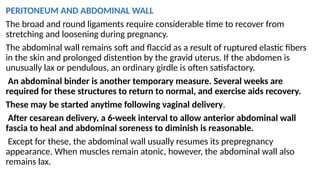 Normal puerpérium 6 weeks after pregnancy | PPTX