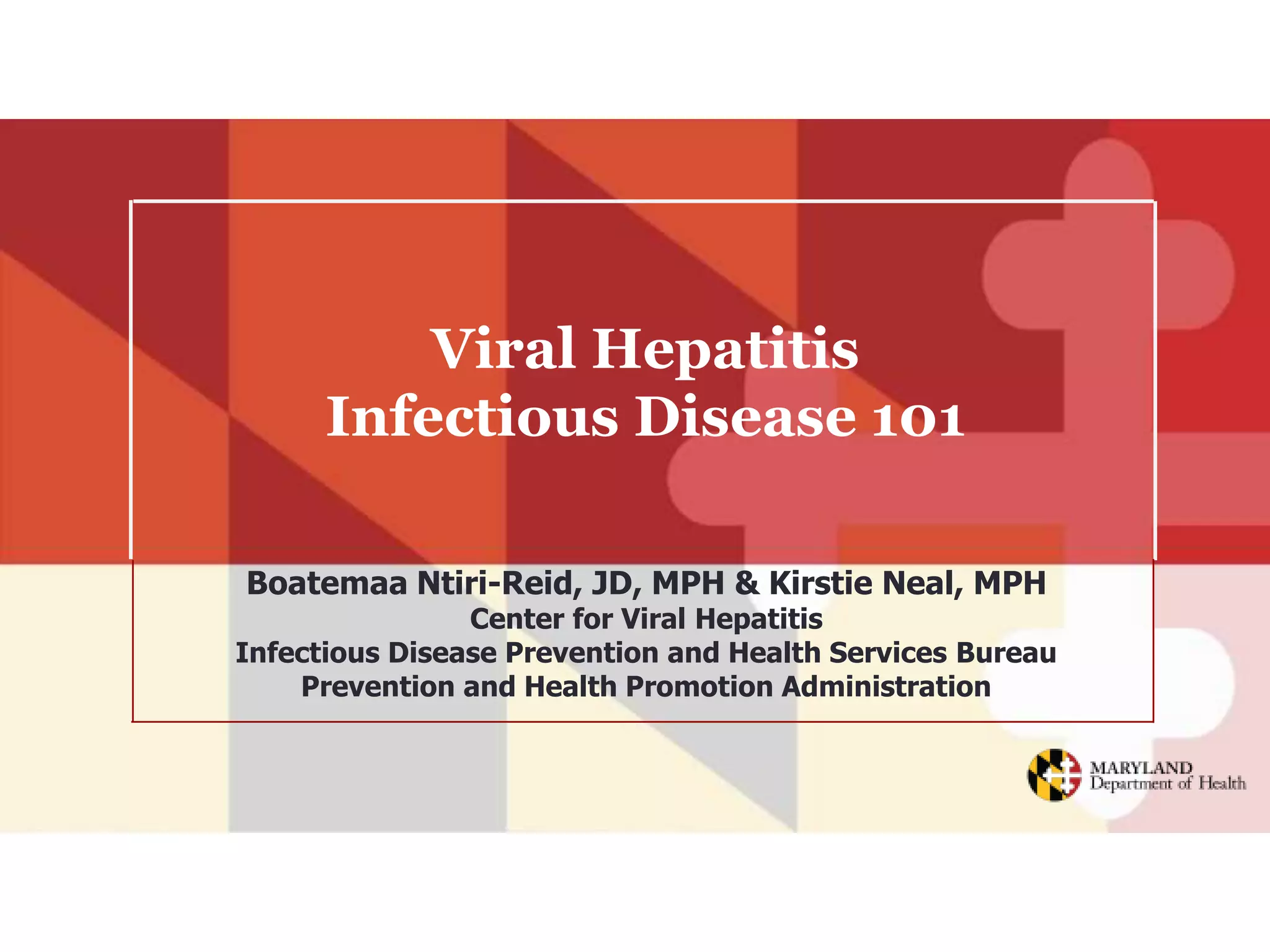 Viral Hepatitis 101 | PPTX | Infectious Diseases | Diseases and Conditions