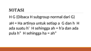 Abstract - Normal Subgroups and Factor Groups.pptx