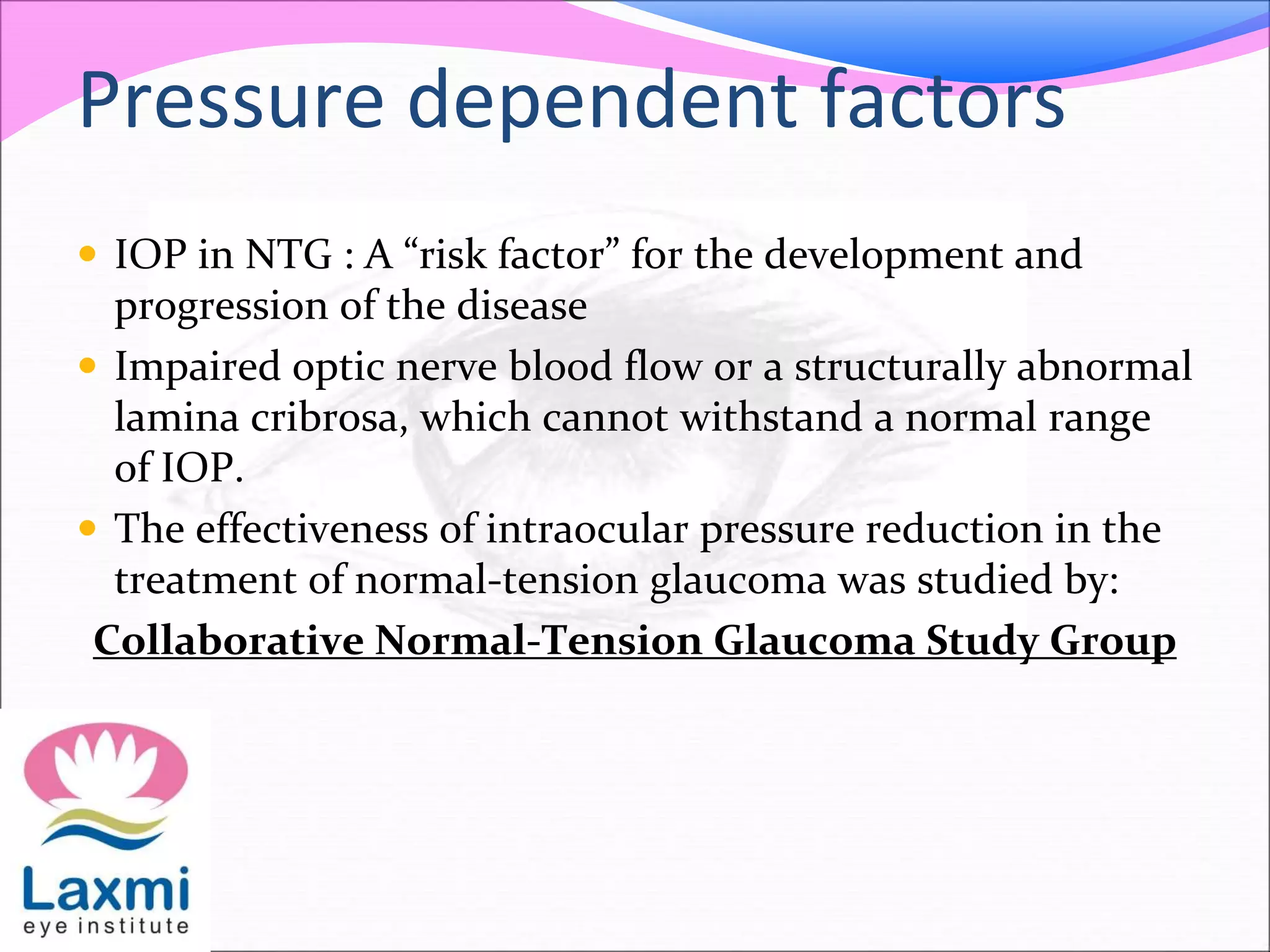 Normal tension glaucoma | PPTX