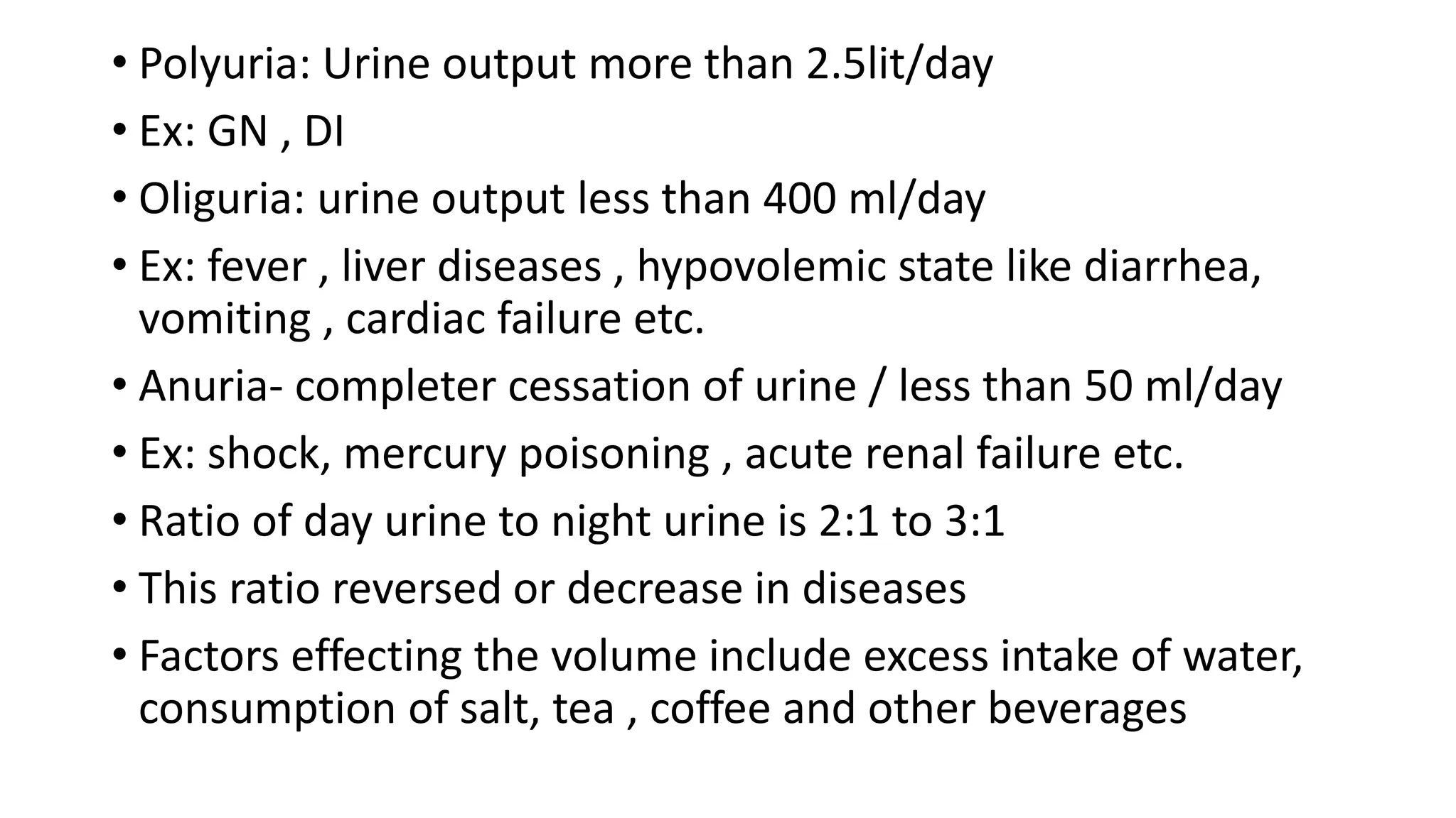 normal urine.pptx | Chemistry | Science