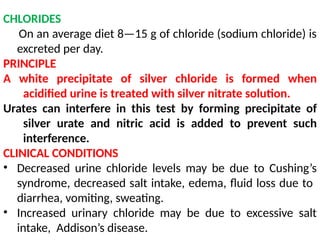 normal urine analysis for biochemistry students | PPT