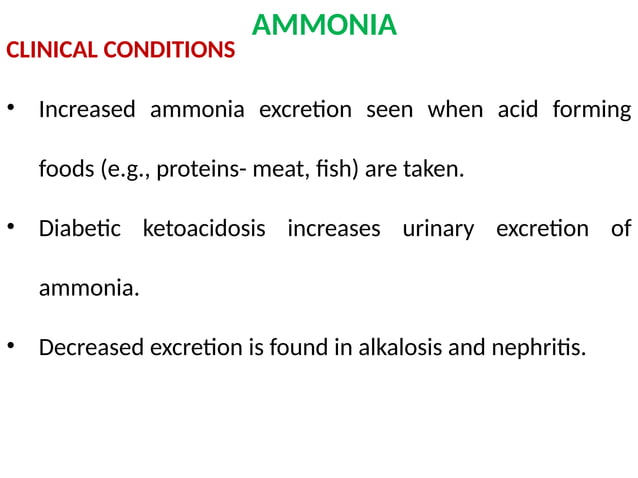 normal urine analysis for biochemistry students | PPT