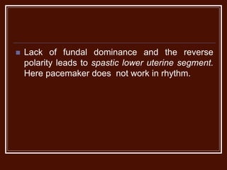 Normal uterine action | PPTX