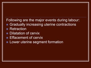 Normal uterine action | PPTX