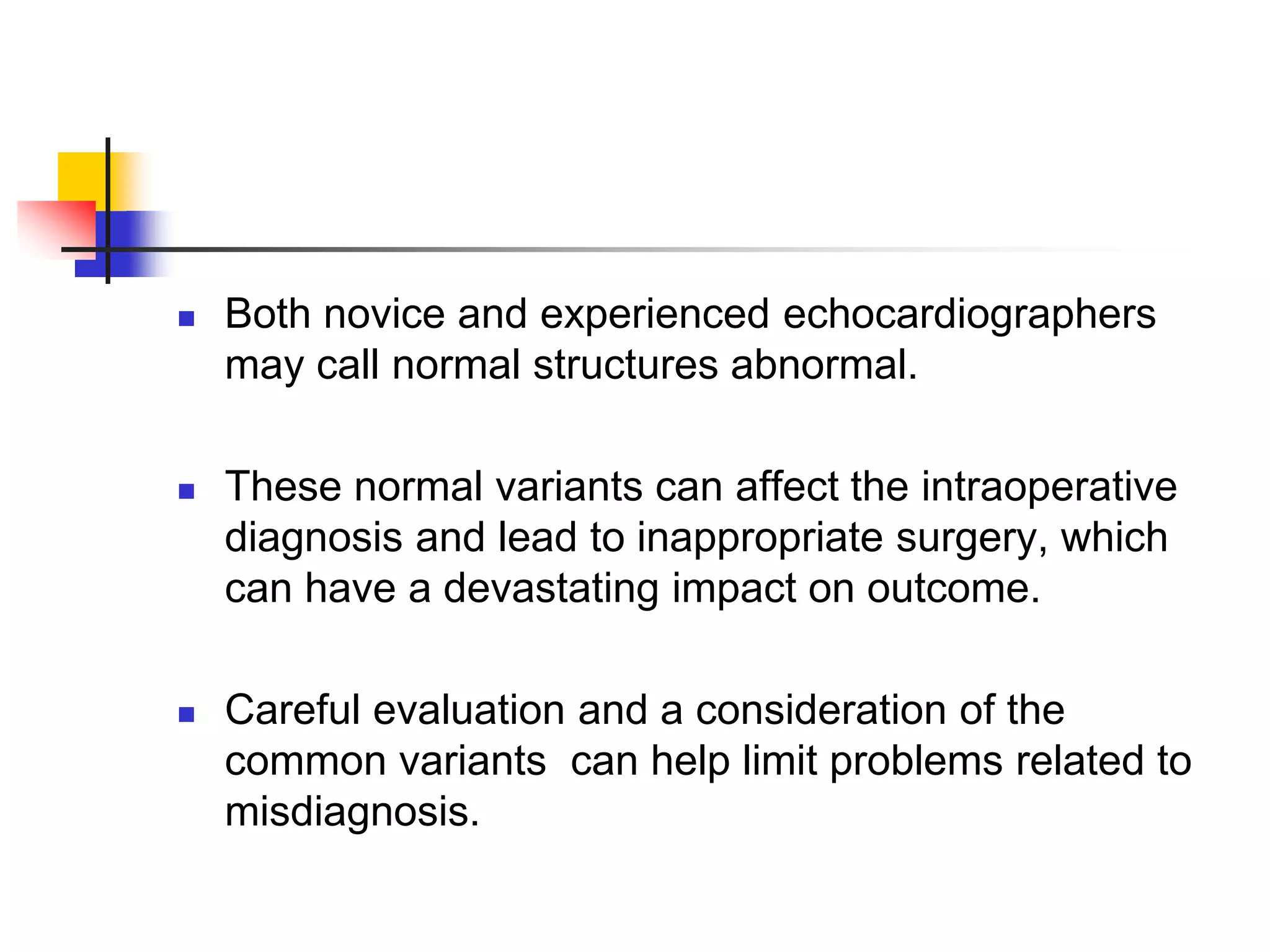 Normal variants of heart structures | PPTX