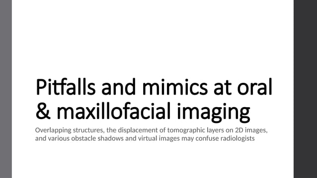 Normal Variants of the Oral and Maxillofacial Region | PPTX