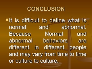 Normal vs abnormal | PPT