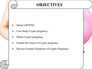 Normal vs cryptic pregnancy Noaman Ali study | PPTX