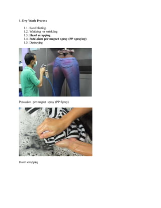 Normal washing process in garments dilan | DOCX