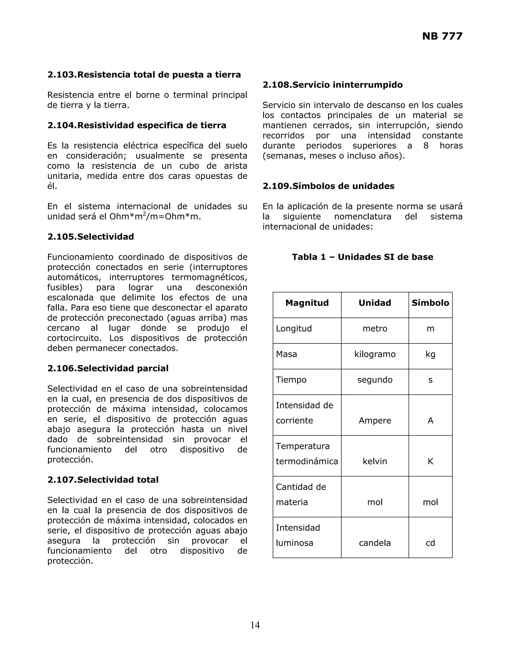 Norma NB 777 Instalaciones Electricas | PDF