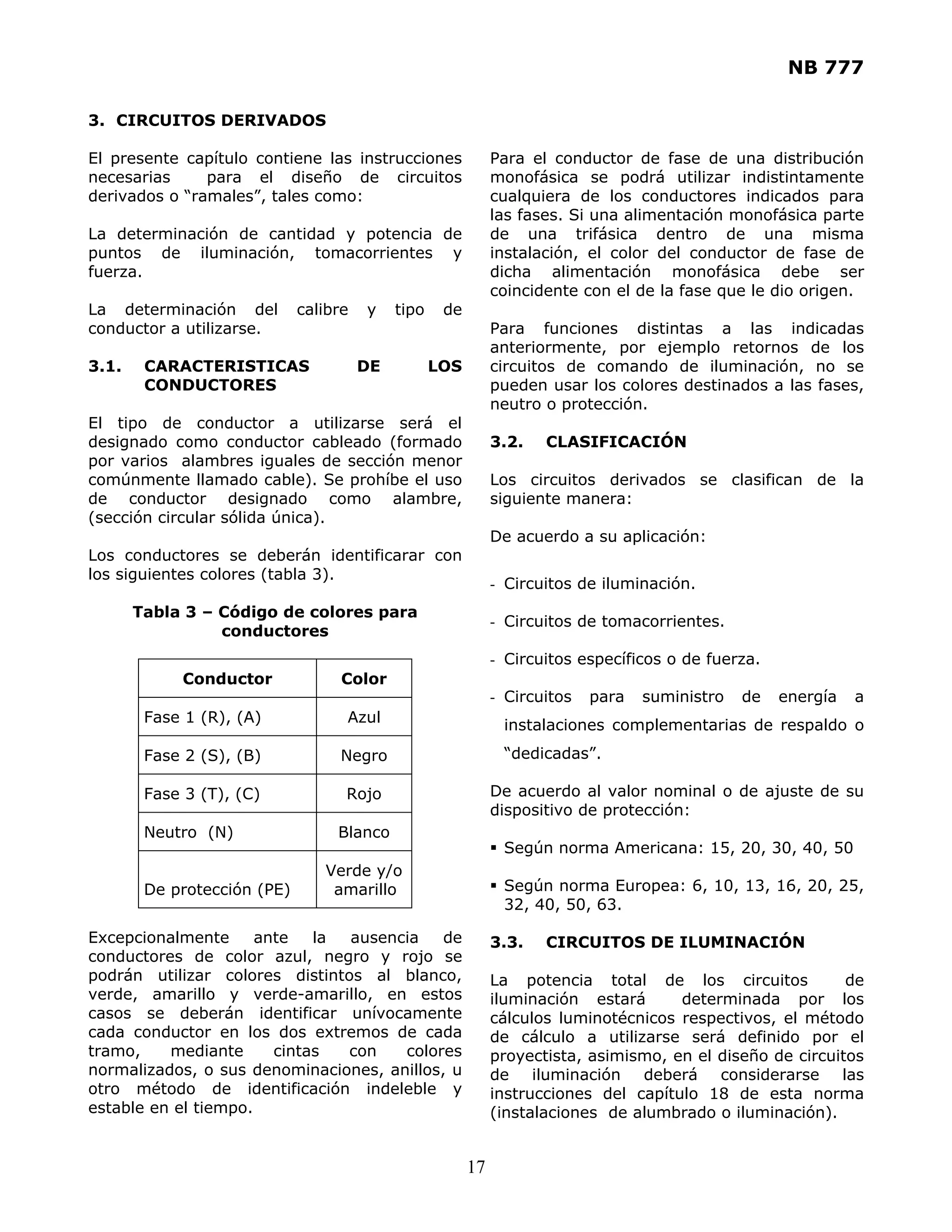 Norma NB 777 Instalaciones Electricas | PDF