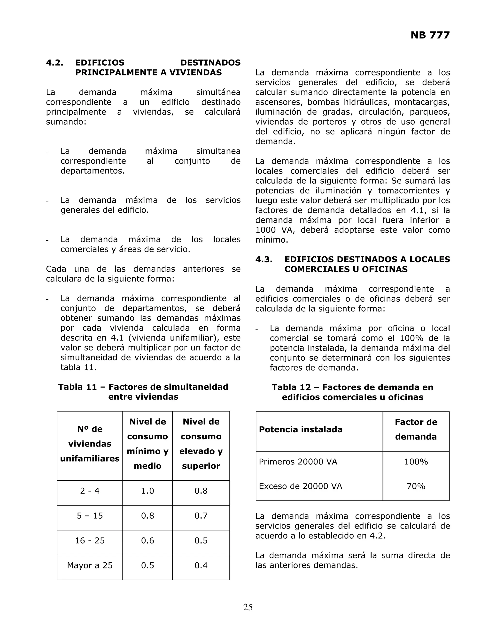 Norma NB 777 Instalaciones Electricas | PDF