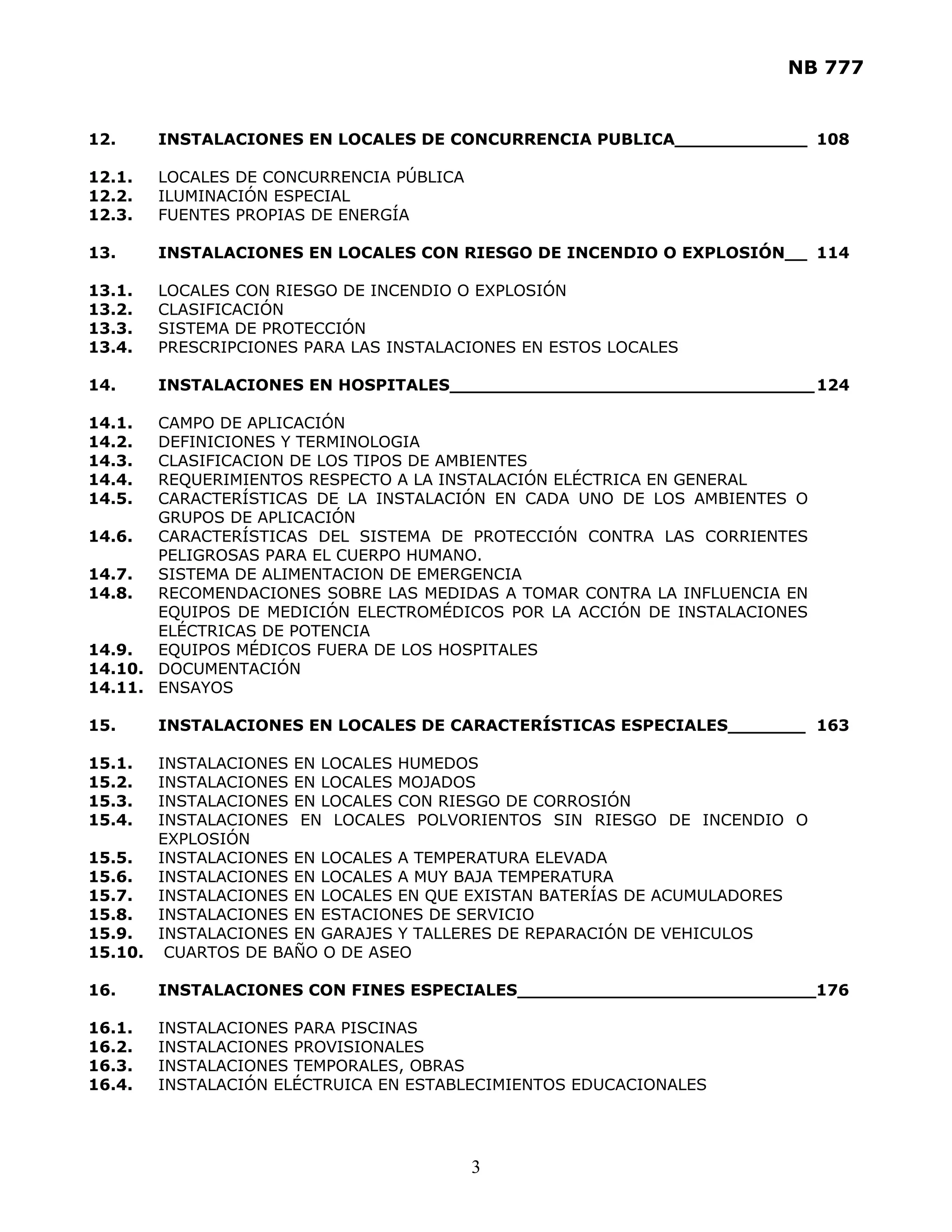 Norma NB 777 Instalaciones Electricas | PDF