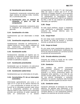 Norma NB 777 Instalaciones Electricas | PDF